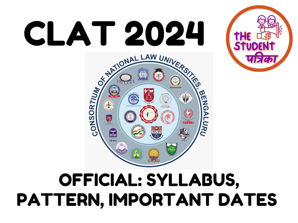 CLAT 2024 Revised Exam Pattern | SYLLABUS | IMP. DATES | Student Patrika