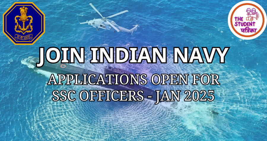 JOIN INDIAN NAVY | APPLICATIONS OPEN FOR SHORT SERVICE COMMISSION ...