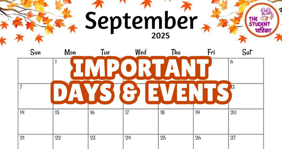 Important Days and Events in September 2025 | India’s Festivals ...
