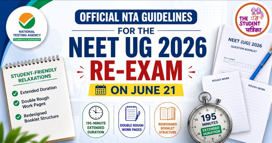 NEET 2026 Re-Test Official Guidelines: Extra Time & New Relaxations Out ...